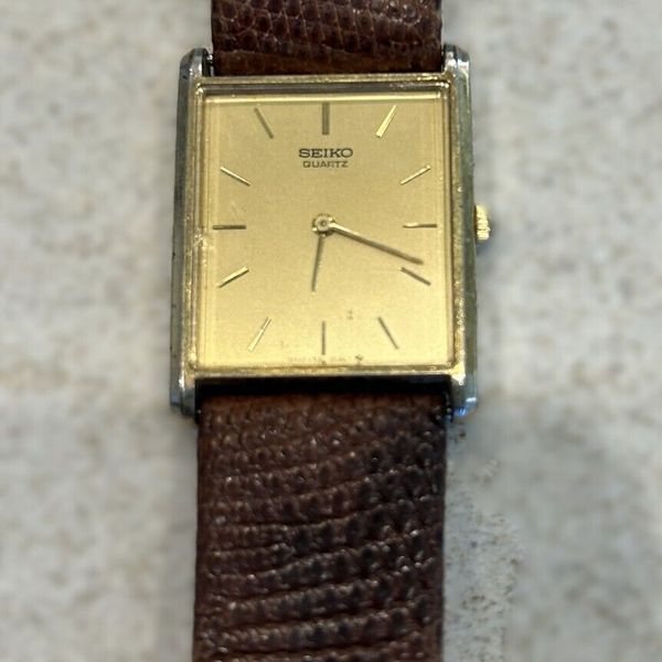 Vintage 1983 SEIKO Quartz RECTANGULAR Men's Wristwatch. | WatchCharts ...
