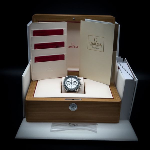 2024 Omega Speedmaster Racing 44mm 329.30.44.51.04.001 Full Set w ...