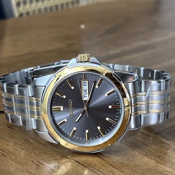 SEIKO Two-Tone ESSENTIALS Stainless Steel Men's Watch - SUR356 MSRP ...