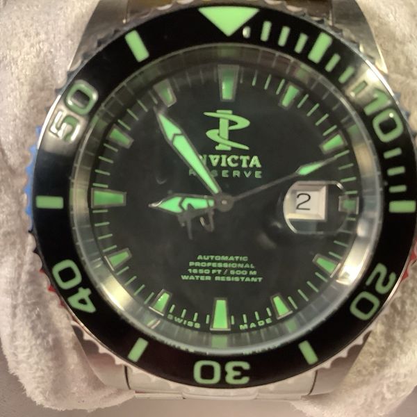 Invicta Reserve Grand Diver, Swiss, Automatic ,Lume, Model 1018, 500 WR ...