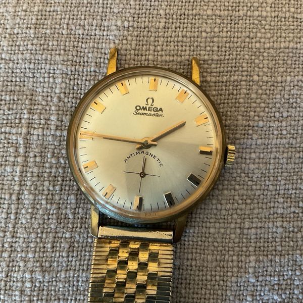 Vintage Gentlemenâ s Wrist Watch Omega Seamaster Antimagnetic ...