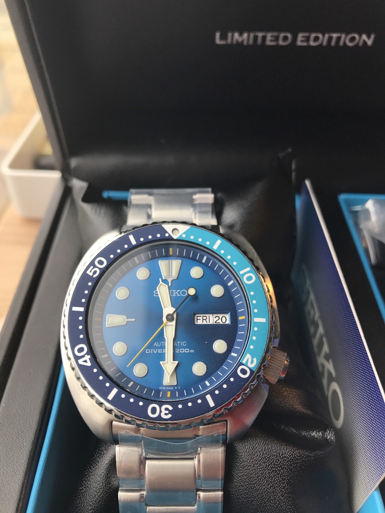 FS: BNIB Seiko Prospex Blue Lagoon Turtle SRPB11 LE Brand New - $475 ...