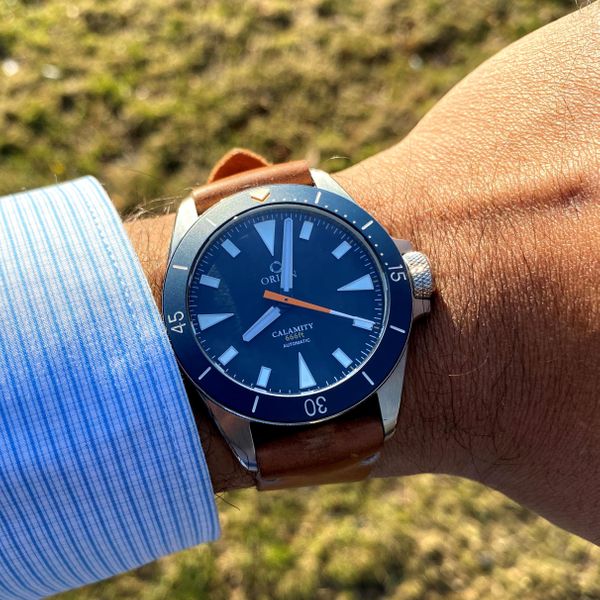 [WTS] Orion Calamity Blue Dive Watch | WatchCharts Marketplace