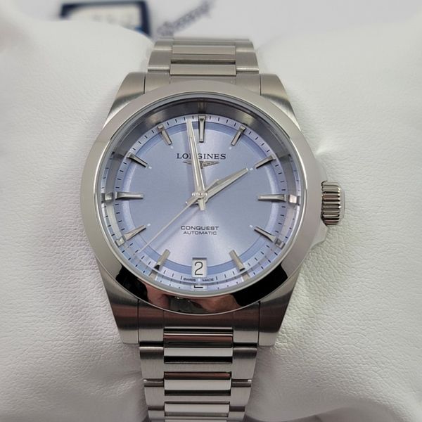 Longines Conquest Automatic Blue Dial Stainless Steel Ladies Watch ...