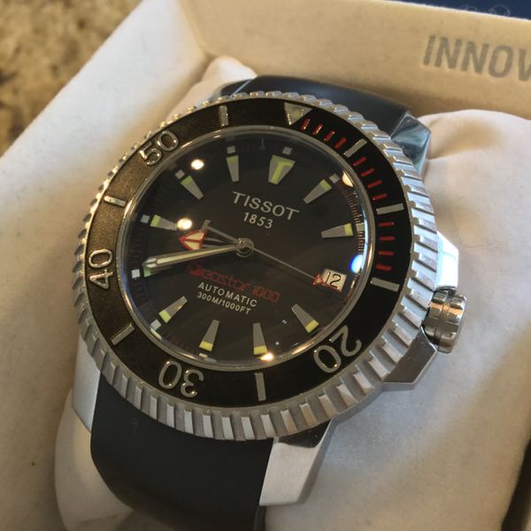 FS: Tissot Seastar 1000 automatic dive watch | WatchCharts Marketplace