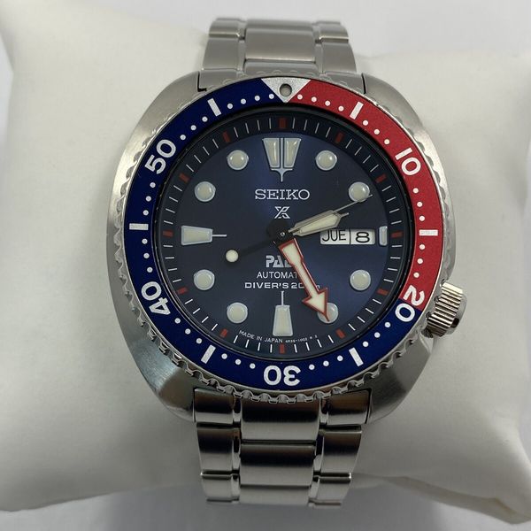 Seiko Prospex PADI Automatic Blue Dial Stainless Steel Men's Watch ...