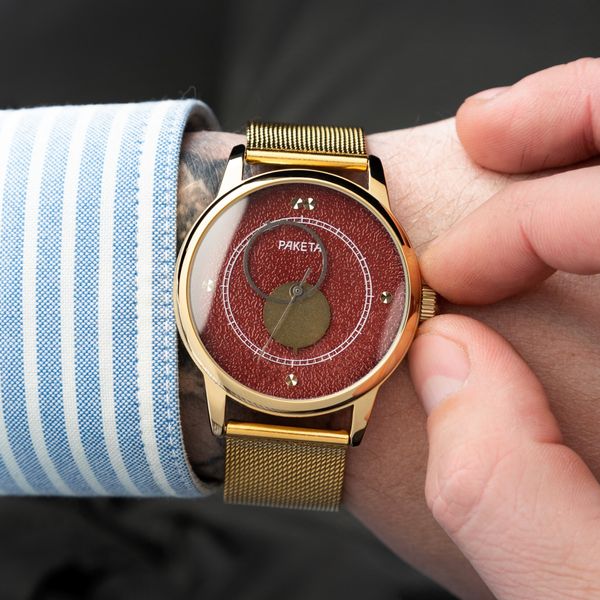 Raketa Copernicus - RED RUBY 1990s. Vintage Automatic Men's Wrist Watch ...