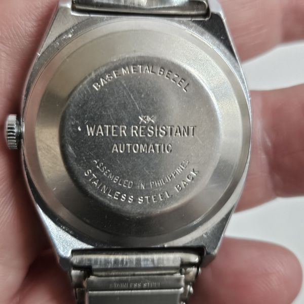 Vintage 1985 Automatic Timex Mens Expansion Band New Battery Running ...