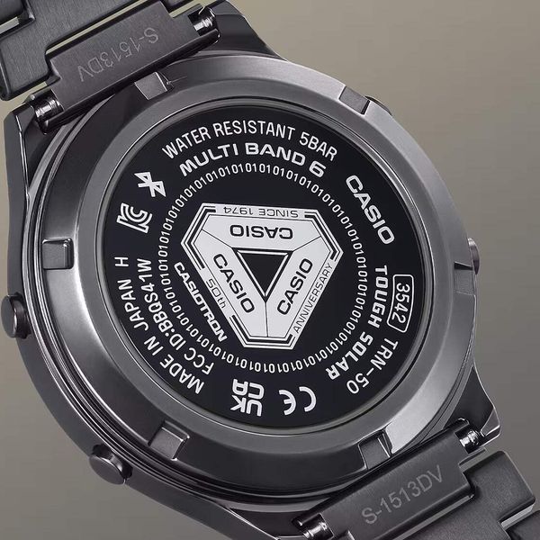 CASIO 50TH ANNIVERSARY TRN-50ZE-1AJR FULL METAL BLACK/GOLD DIGITAL ...