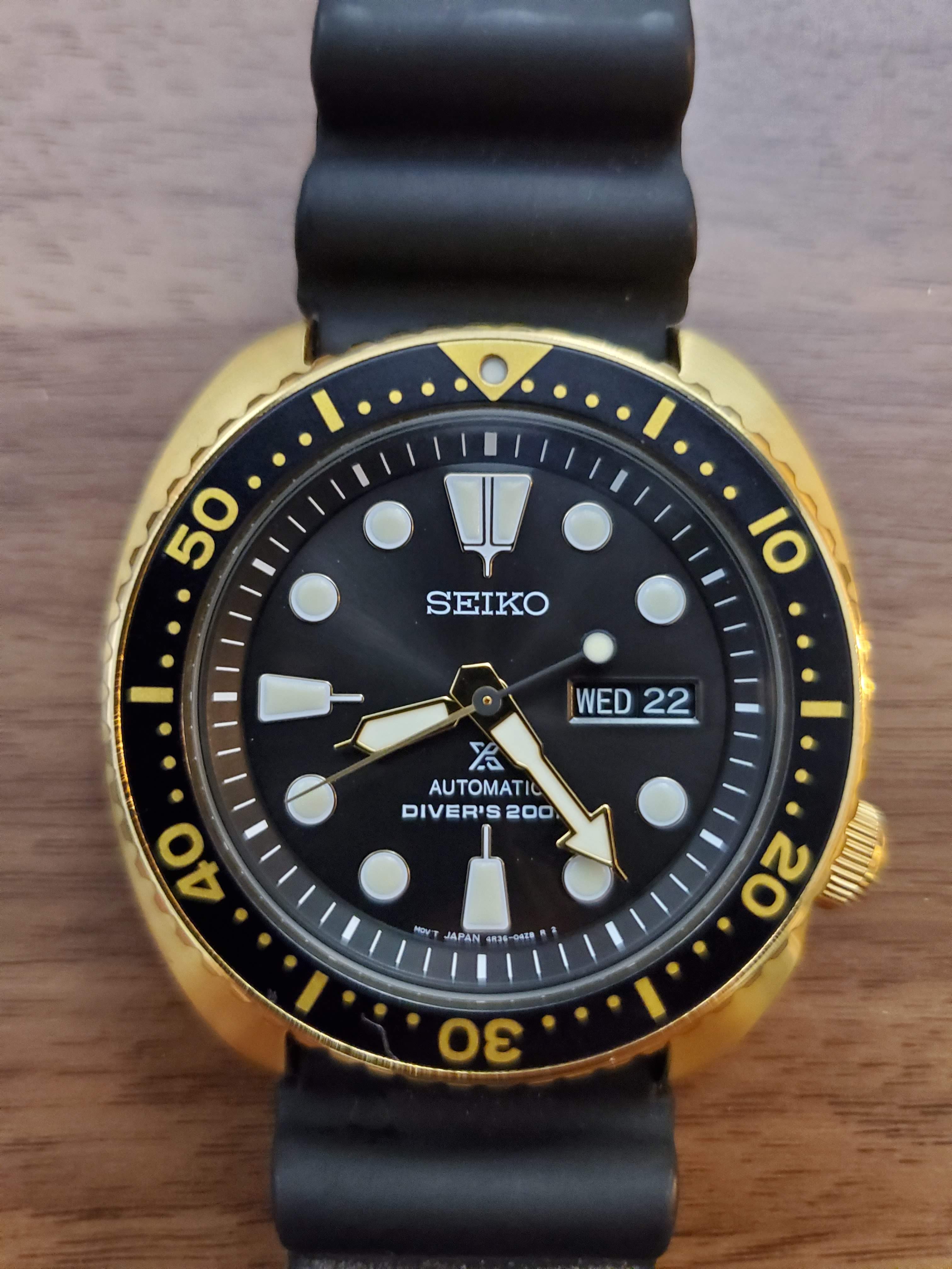 FS: Seiko SRPC44 Gold Turtle | WatchCharts