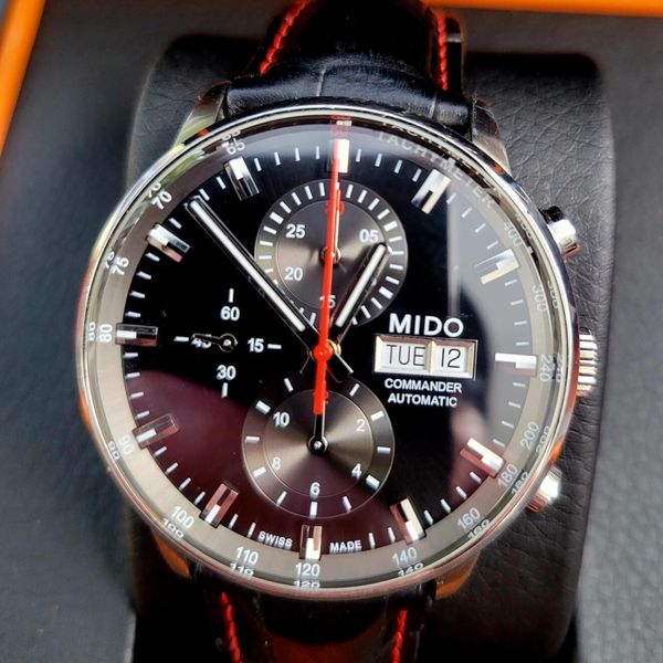 MIDO COMMANDER, AUTOMATIC, CHRONOGRAPH - BOX/PAPERS | WatchCharts ...