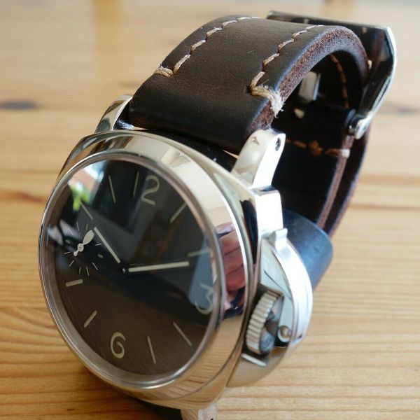 PAM 111: 44mm homage watch: Mechanical, sterile dial & superlume ...