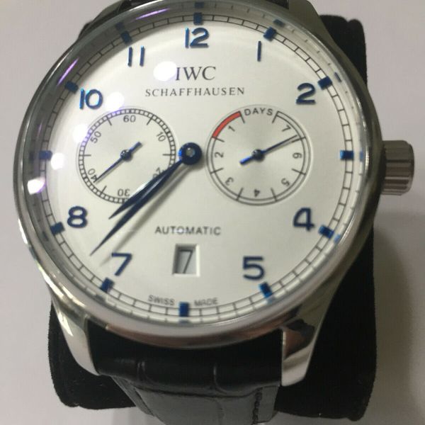 Neu Iwc Portugieser Automatik 7 Tage Energiereserve Edelstahl Uhr ...