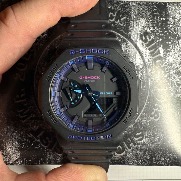 Casio G-Shock Men's Black Watch - GA2100VB-1A | WatchCharts Marketplace