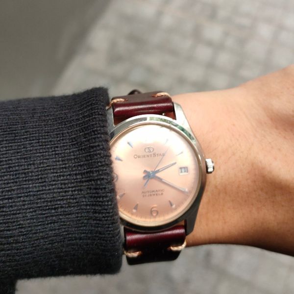 Orient Star Vintage Salmon Dial (Explorer Dial) | WatchCharts Marketplace