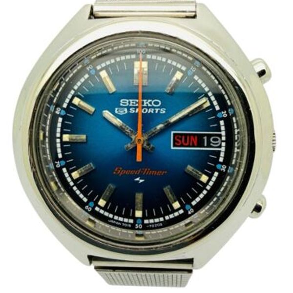 Vintage Seiko Speed-Timer Automatic Chronograph 39mm Day-Date 1973 Ref ...