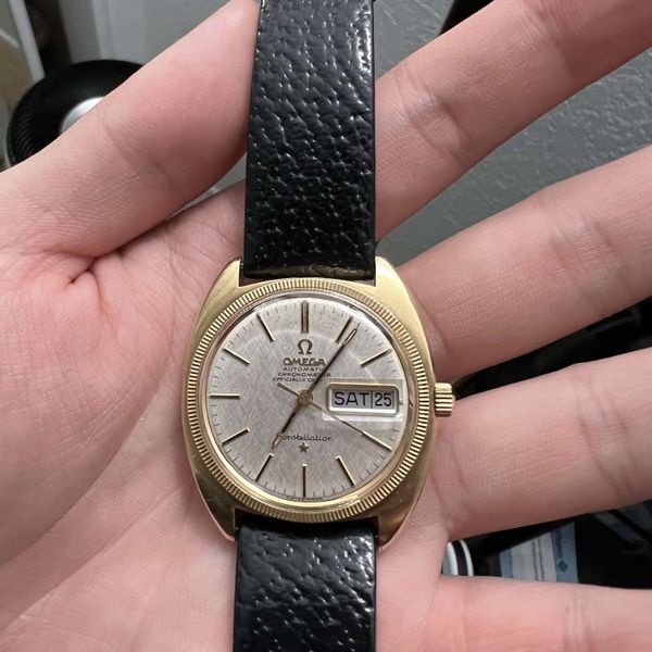 [WTS] Gold Linen Dial Omega Constellation C-Case | WatchCharts Marketplace