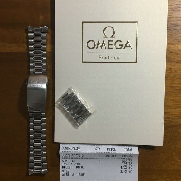 Omega Watch Bracelet Model Number 1471/815 for Speedmaster Reduced ...