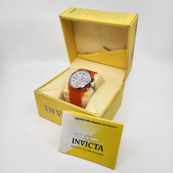 Invicta Watch Model 3891 Anatomic Russian Diver Collection Orange ...