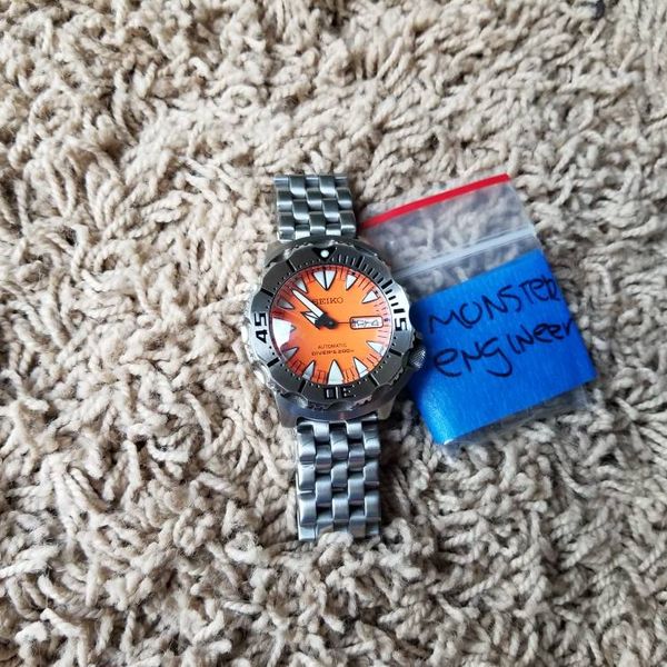 Seiko Orange Monster gen2 &strapcode | WatchCharts Marketplace