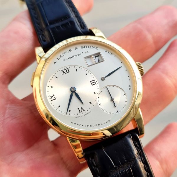 Rare A. Lange & Söhne 2nd Generation Lange 1 Watch in Yellow Gold with ...