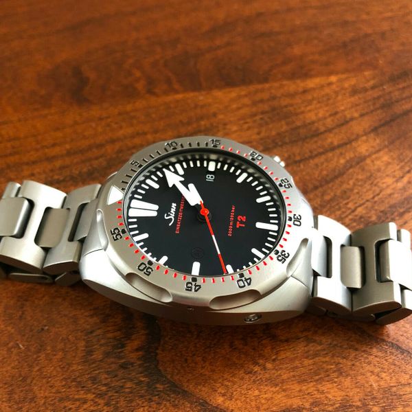 Sinn T2 EZM15 Titanium Dive Watch Diver 2000m / 200 Bar WR Full Sinn ...