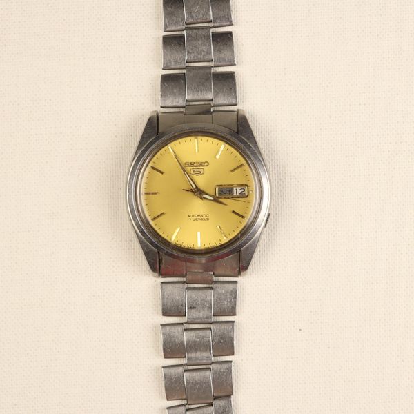 [WTS] Seiko 5 7009-821J Automatic 17 Jewels Gold Dial Vintage Men’s Watch – Day/Date – Fully ...