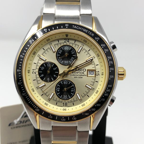 Casio Edifice EF-503SG Module 2328 Chronograph Tachymeter MIB RUNS NEW ...