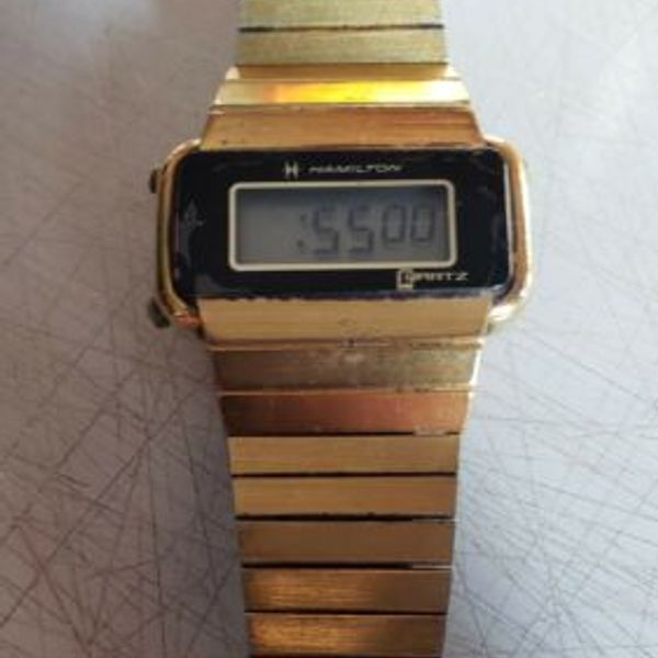 Hamilton vintage 1970's LCD men's watch for repair | WatchCharts
