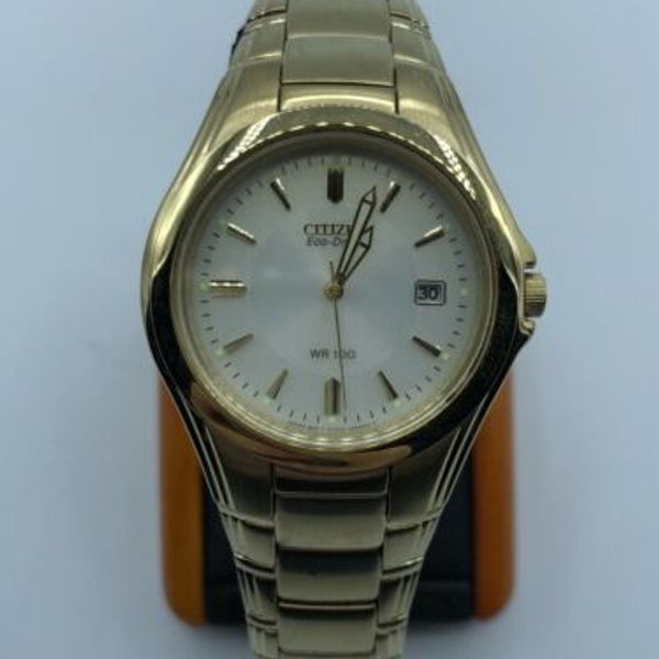 Citizen Eco-Drive E110-K003113 GN-4W-S Mens Gold Watch - W10 ...