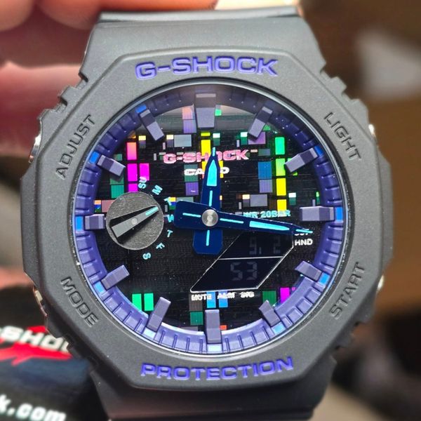 Casio G-SHOCK GA2100VB-1A With IHW Silicon Wafer Dial. | WatchCharts ...