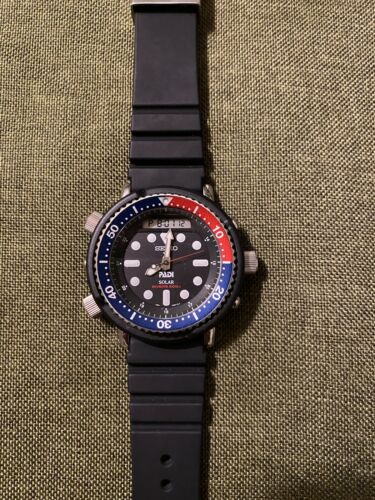 Seiko SNJ027 Arnie Prospex Men's Padi Dive Watch with Solar Movement ...