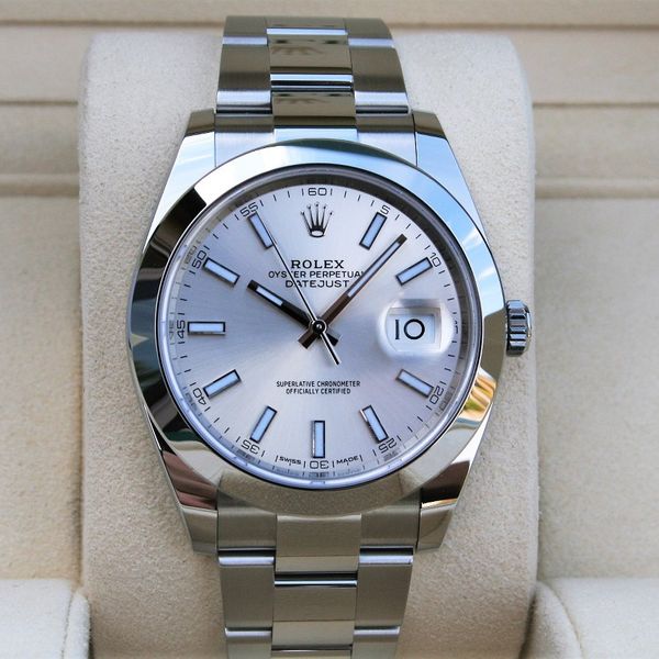 FS: ROLEX 126300 DATEJUST 41MM SILVER DIAL | WatchCharts Marketplace