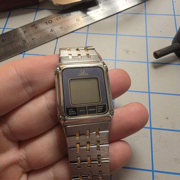 Rare Vintage Omega Equinoxe Reverso Two-Tone Ana-Digi Menâ s Watch ...