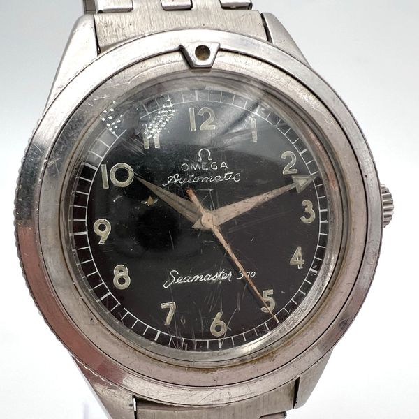 1961 Omega Cal.550 Automatic Seamaster 300 Wrist Watch. Lot.60 ...