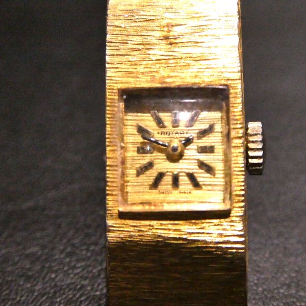 VINTAGE LADIES ALL GOLD PLATED ROTARY COCKTAIL WATCH. | WatchCharts ...