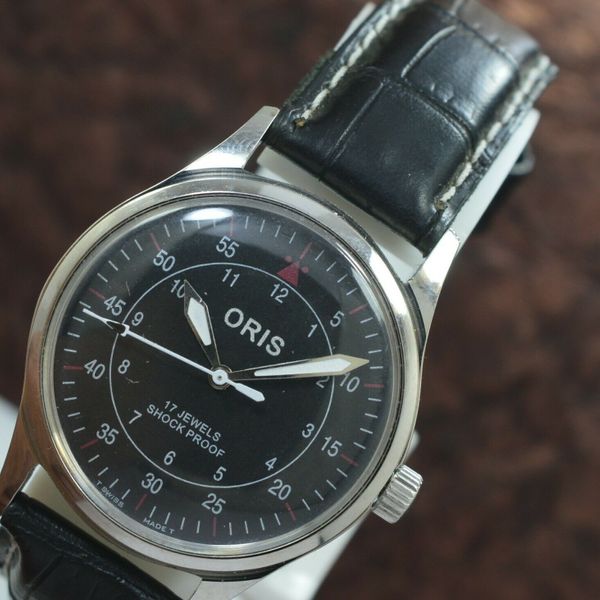 Beautiful Oris Hand Wind 17 Jewels ST 96 Mechanical Men's Wrist Watch ...
