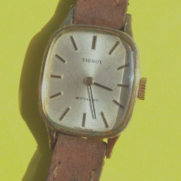 Gold Vintage Tissot Stylist Ladies Watch 70's | WatchCharts Marketplace
