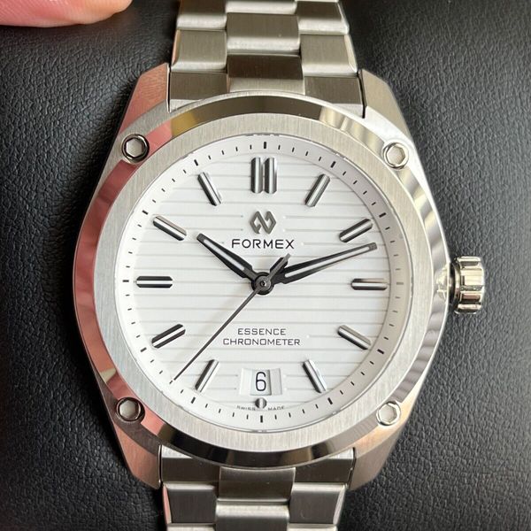 FORMEX Essence 39 White Dial Automatic Chronometer Men's Watch 0333.1. ...