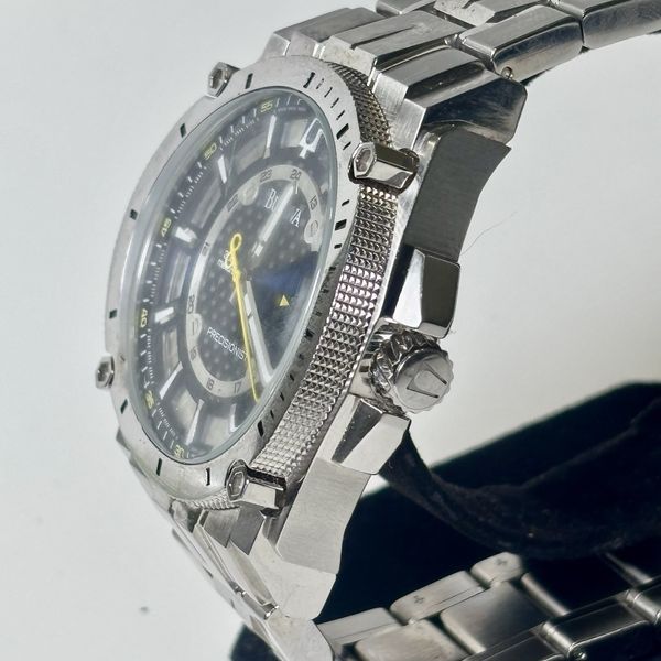 Bulova Precisionist Mens 47mm Date Blue Silver Dial 300m Watch C877699 ...