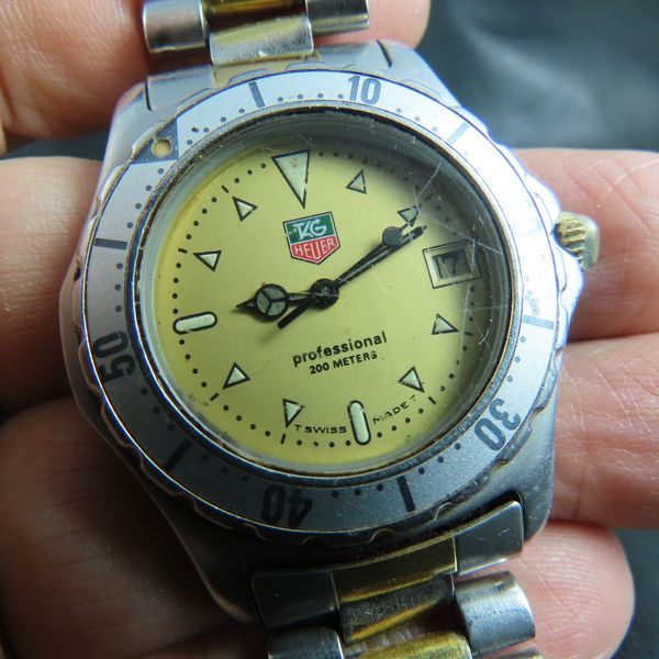 Swiss Made Tag Heuer Professional 200M Quartz Men Watch | WatchCharts ...