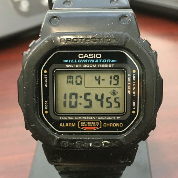 Vintage Casio G-Shock DW-5600E Module 1545 Super Clean! New Battery ...