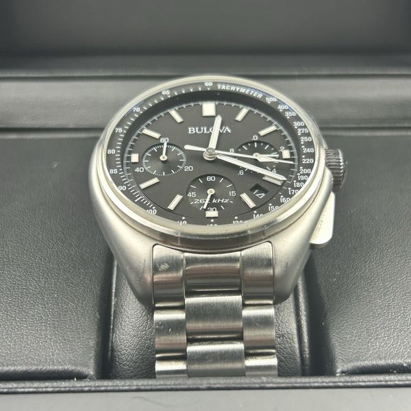 Bulova Lunar Pilot 96K111 Stainless Steel Bracelet, Double Boxed With ...