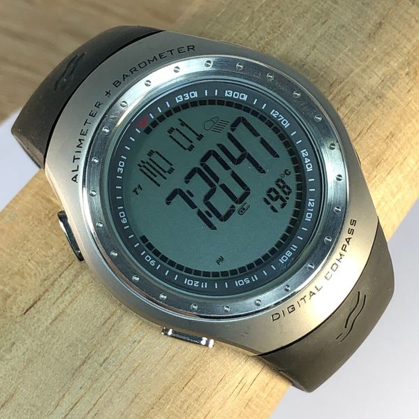 Origo Altimeter Compass Baro Temp Watch Men's Black Stainless Black OC ...