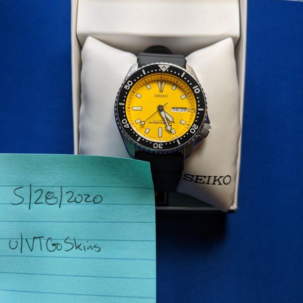 [WTS] Seiko SKXA35 "Bumblebee" Full Kit! | WatchCharts Marketplace
