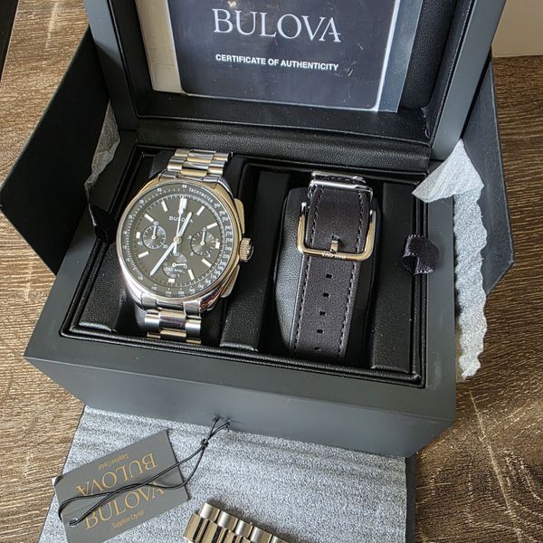 Bulova Men's Lunar Pilot Watch 43.5mm 262kHz Precisionist Chronograph ...