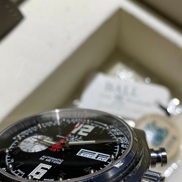 Ball Trainmaster Pulsemeter Stainless, Black Dial, Automatic Movement ...