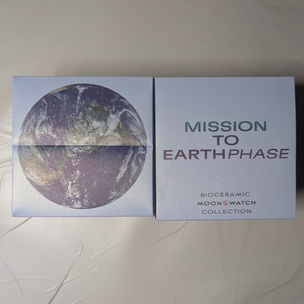 Mission To Moon Watch Earth Phase Swatch/Omega | WatchCharts Marketplace