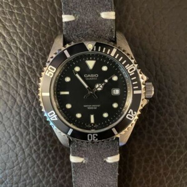 Casio Submariner Black Sub MTD-1010 Vintage Rare | WatchCharts