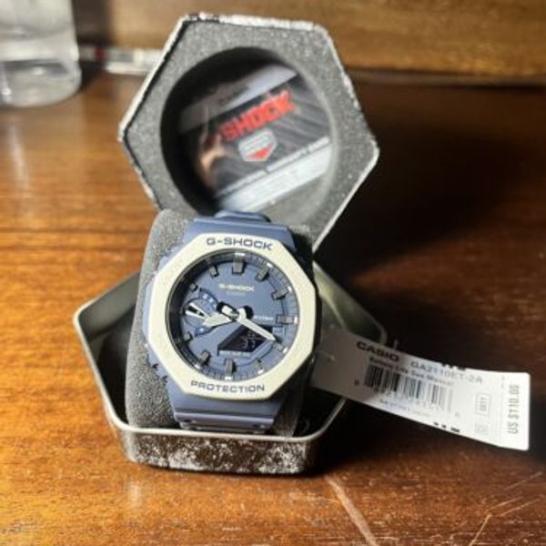 Casio G-Shock GA-2100 Men's Watch Navy Blue/ Grey “God Tier” Nico ...